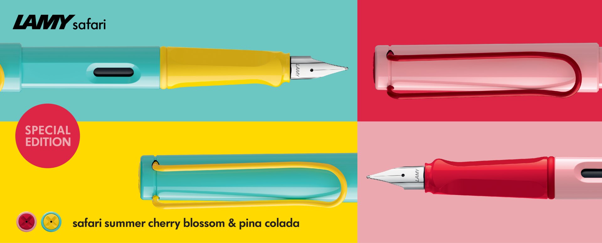 LAMY | 2024 LAMY safari 狩獵者系列 Summer Special Edition cherry blossom夏日粉紅 ...