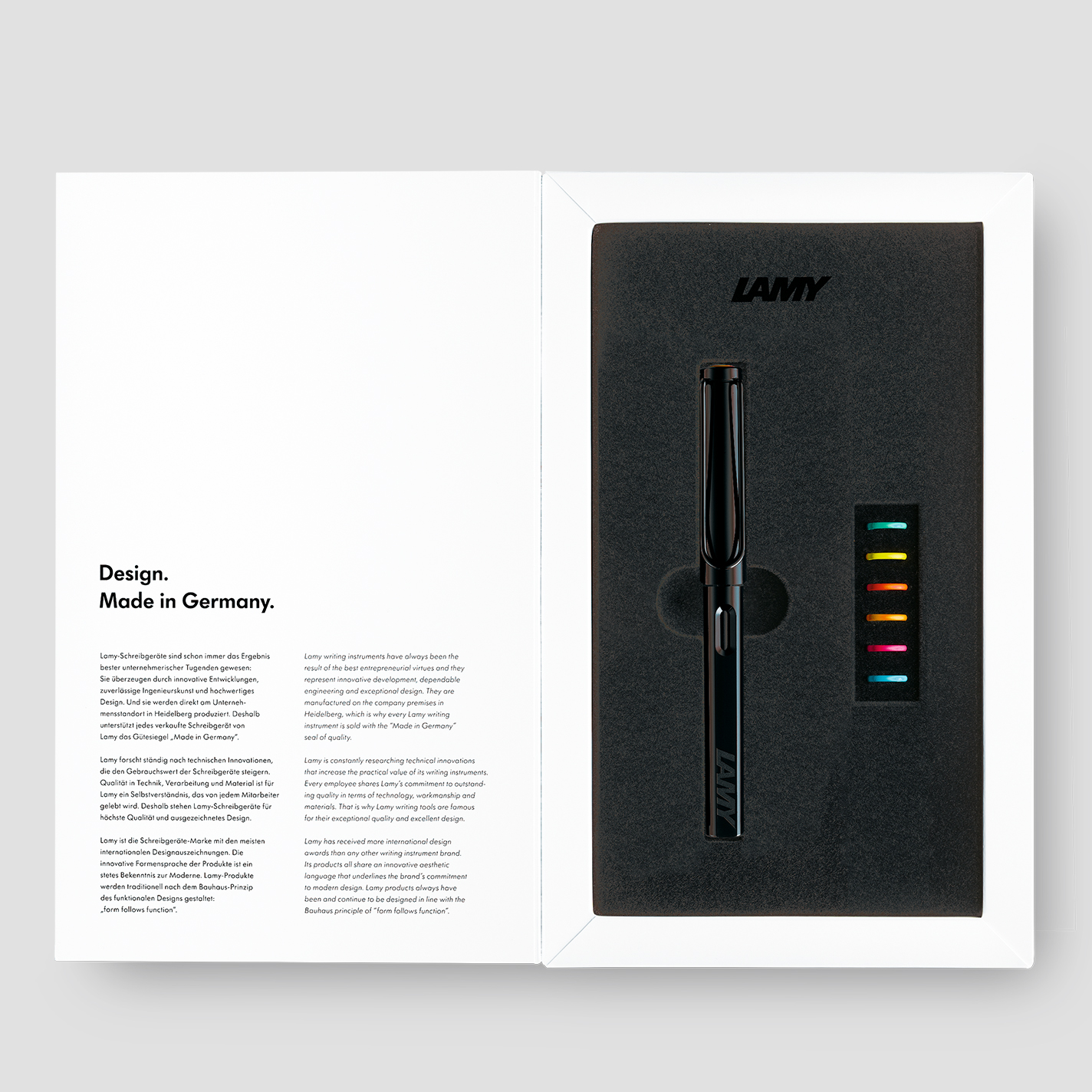 LAMY | 2025 LAMY safari 狩獵者系列 Pernnial white & Black 多彩環套鋼筆禮盒 限量上市