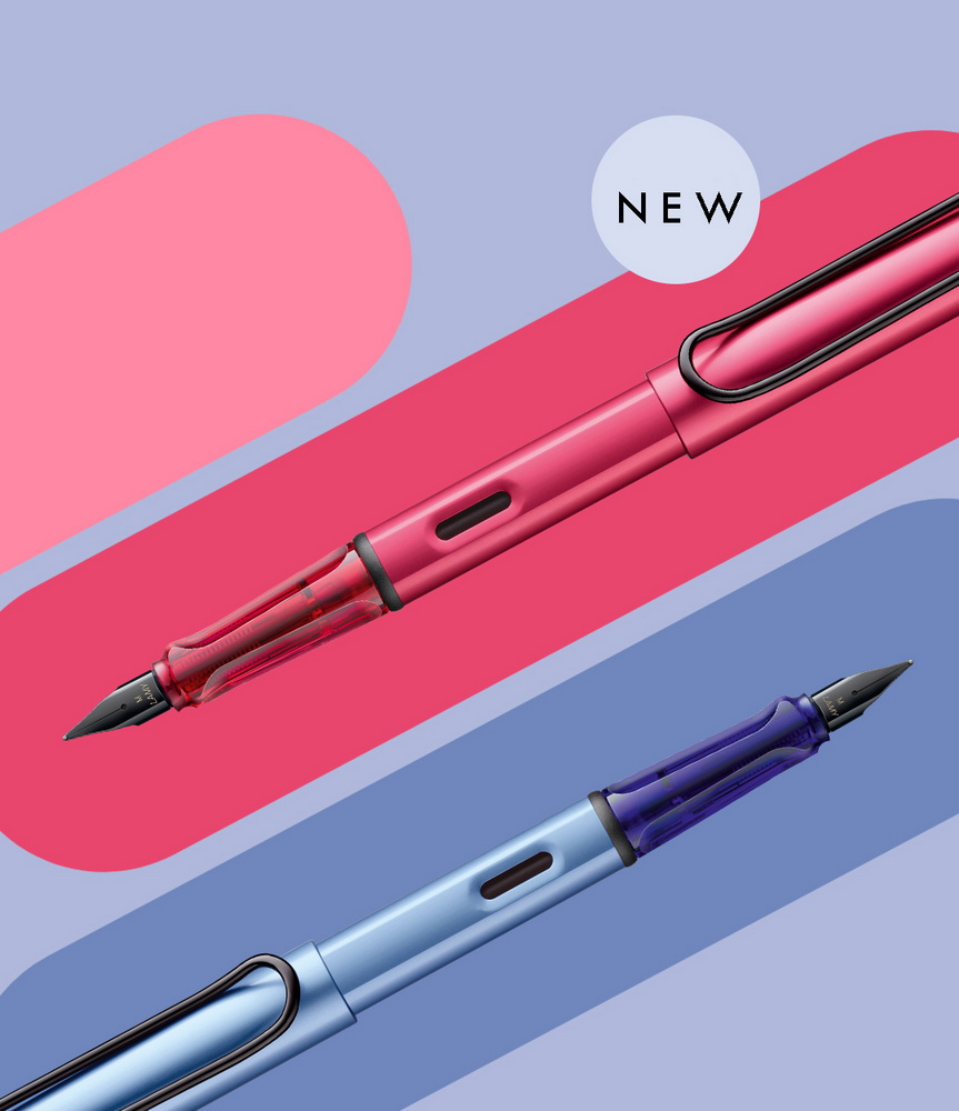 LAMY | 2024 LAMY AL star 恆星系列 限量 火紅色與冰霜藍－fiery and aquatic special ...