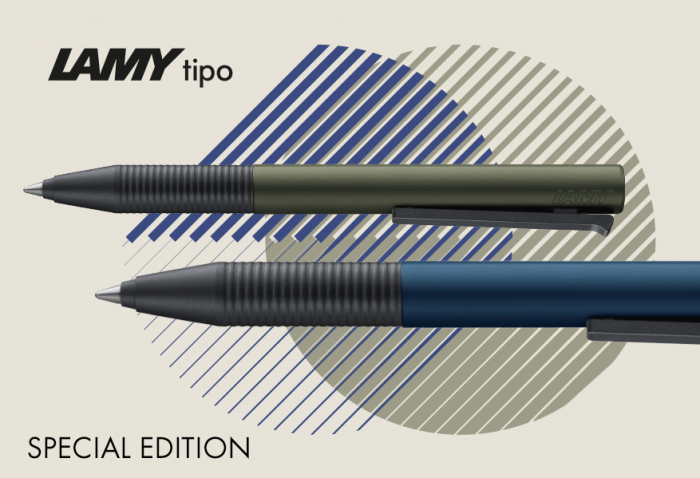 LAMY | LAMY TIPO 指標系列 339 鋼珠筆 – 2022 單寧藍 / 墨綠 限量特別版 上市